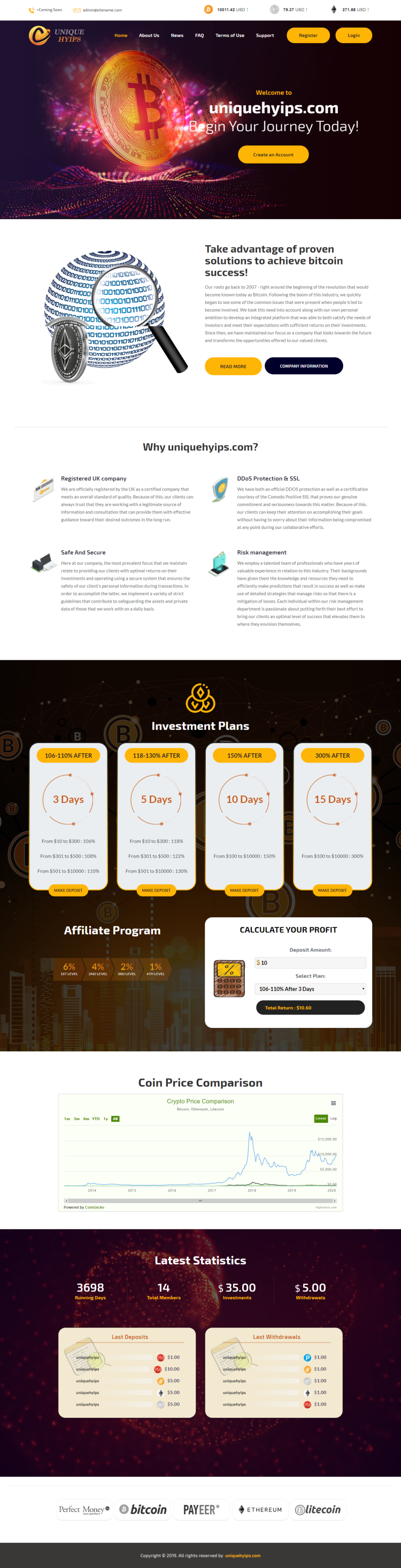 UHT138 – Unique Hyip